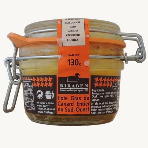Foie gras av hel andelever, 130g - Biraben | Smakslykke.no